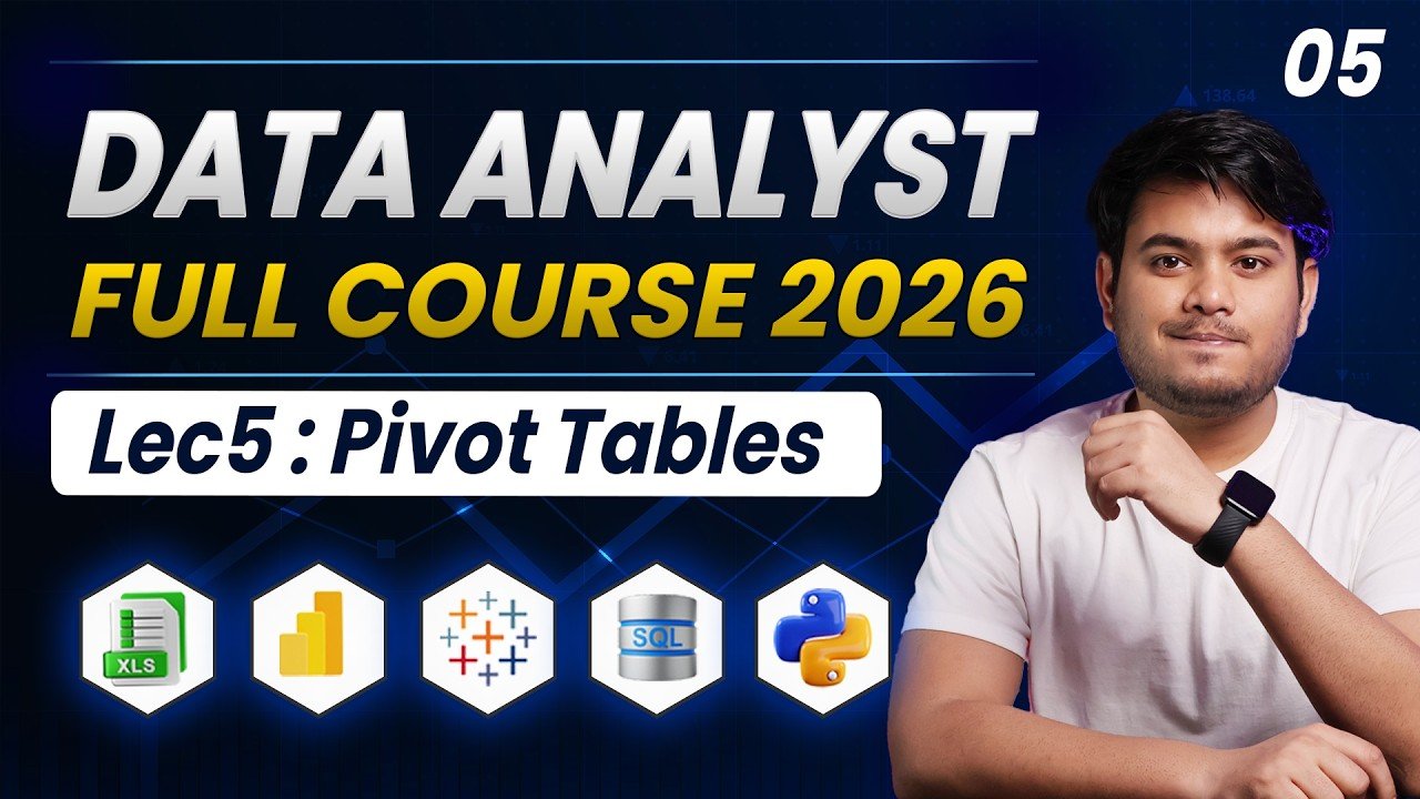 Data Analytics FULL Course 2026 with GenAI | Part 05 – Top Varsity